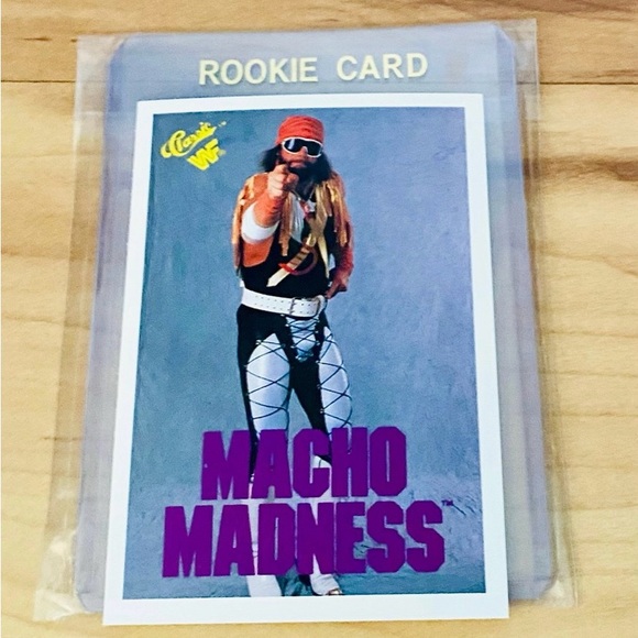 WWE | Toys | Macho Man Randy Savage 99 Classic Wwf Wrestling Card 105 ...